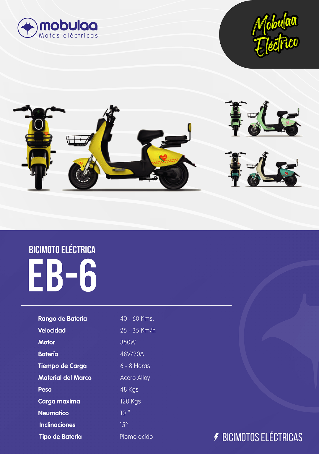 Bicicleta Electrica EB-6 – Multibike Colombia